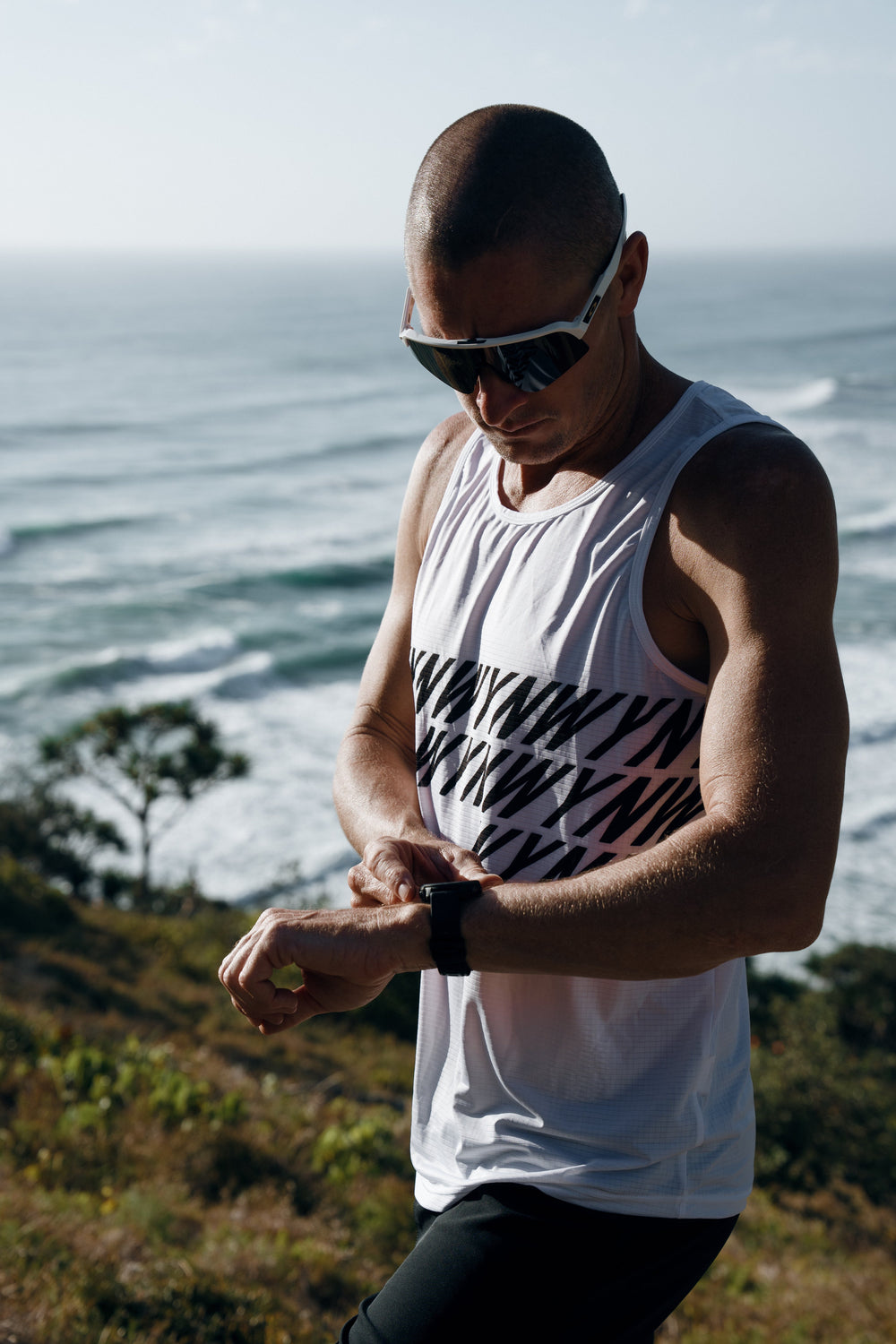 Men's Fly Tank - White